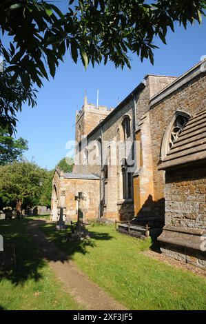 All Saints Church, Rushton, Northamptonshire Stock Photo - Alamy