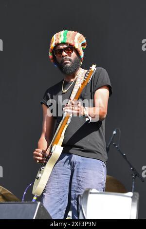 LONDON, ENGLAND: Gary Clark Jr performs at the O2 Kentish Town Forum ...