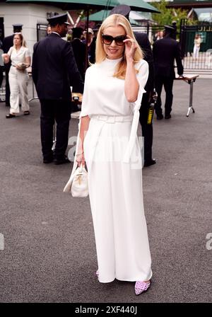 Katherine Jenkins on day one of the 2026 Wimbledon Championships at the ...