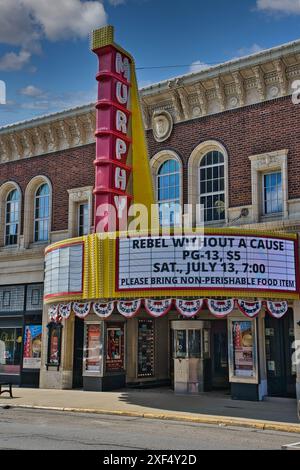 The Murphy Theatre in downtown Wilmington, Ohio USA 2024 Stock Photo ...