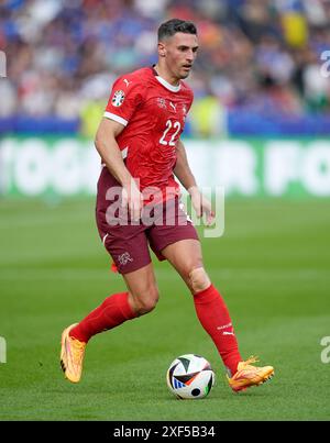 Fabian Schar of Switzerland during the Euro 2024 Quarter-finals ...