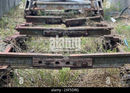 Themenfoto Schienennetz der Bahn. Marode Gleise am Hauptbahnhof in ...