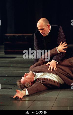 l-r: Simon Day (Horatio), Simon Russell Beale (Hamlet, Prince of ...