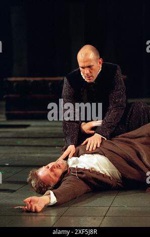 l-r: Simon Day (Horatio), Simon Russell Beale (Hamlet, Prince of ...