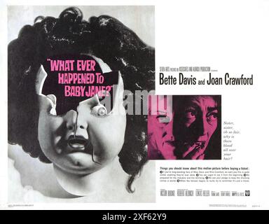 Bette Davis & Joan Crawford Poster Film: What Ever Happened To Baby ...