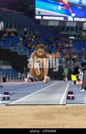 Mikaelle Assani (Germany) during the long jump women final at European ...
