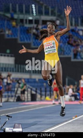 Fatima Diame (ESP) Long Jump Women during the Meeting de Paris Indoor ...