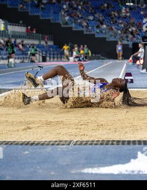 Hilary KPATCHA in the long jump at the Doha 2019 World Athletics ...