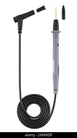 Multimeter probes universal, on white background, insulated Stock Photo ...