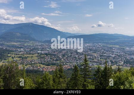 View from Villach Alpine road, Austria Stock Photo - Alamy