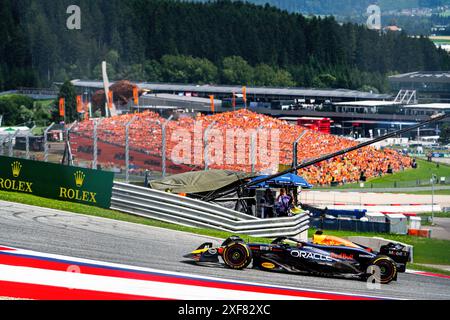 Oracle Red Bull Racing 1 Team's Dutch driver Max Verstappen after the ...