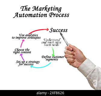 Components of Marketing Automation Process Stock Photo - Alamy