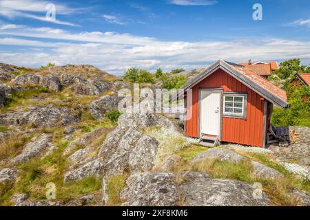 geography / travel, Sweden, Bathing hut at Landsort on Oeja small ...