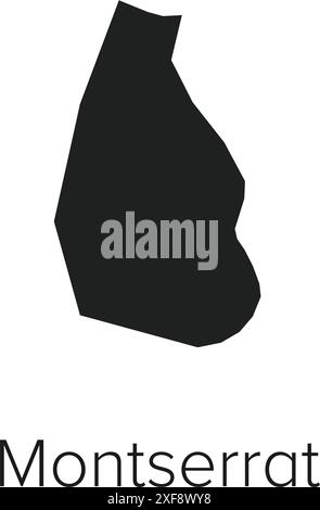 Map of Montserrat - vector illustration Stock Vector Image & Art - Alamy