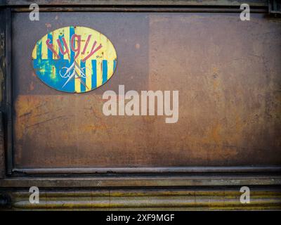 Details of Vintage Classic Car Zephyr at Wendron Car Show Stock Photo ...