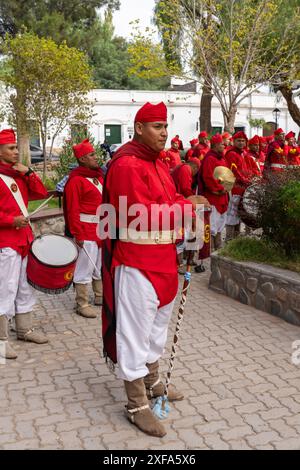 The band of the Infernales de Guemes, 5th Mountain Exploration Cavalry ...
