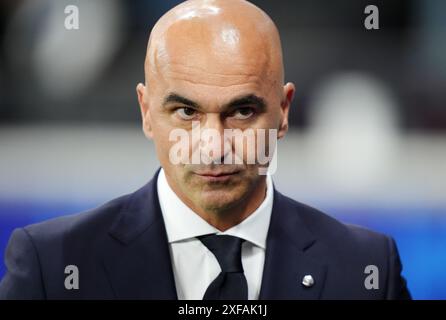Portugal manager Roberto Martinez during a press conference at the ...