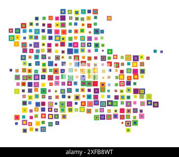 Map of Pomeranian, a province of Poland Stock Vector Image & Art - Alamy