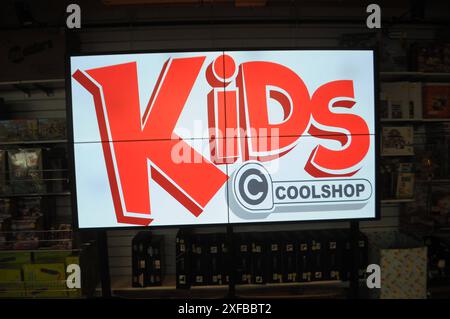 Copenhagen/ Denmark/02 July 2024/ Kids coolshop in danish capital ...