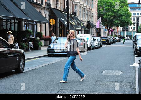 Mayfair, London, United Kingdom, 01 July 2024. Off Duty Top Model Seen ...