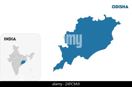 Odisha political map1, State of India, Republic of India, government ...
