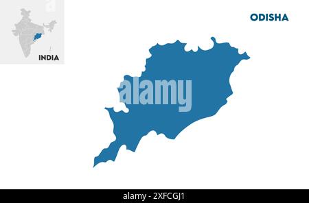 Odisha vector map1, State of India, Republic of India, government ...