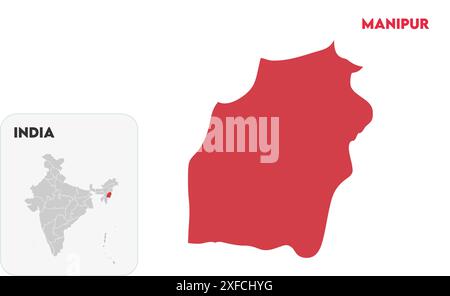 Manipur political map1, State of India, Republic of India, government ...