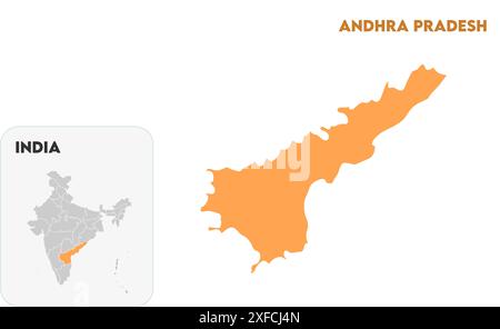 Andhra Pradesh map1, State of India, Republic of India, government ...