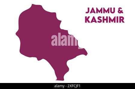 Jammu and Kashmir State Map1, State of India, Republic of India ...