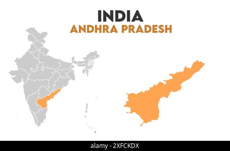 Andhra Pradesh map1, State of India, Republic of India, government ...