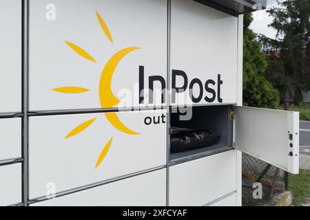 Leszno, Poland - July 1, 2024: Automated Parcel Locker with InPost ...