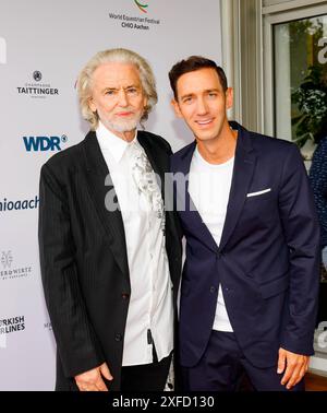 Dr. Hermann Buehlbecker Alleininhaber Lambertz, Isabell Werth bei der ...