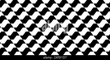 Sao Paulo sidewalk pattern. Famous beach pavement in Brazil. Repeated ...