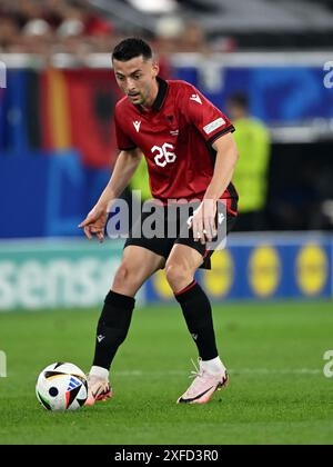 Arber Hoxha of Albania during the EURO 2024, Group B football match ...