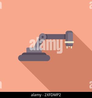 Industrial robot manipulator arm is picking up an object Stock Vector Image & Art - Alamy