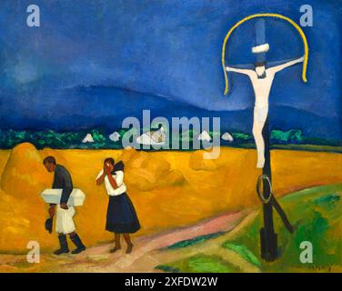 Burial of a child 1910 by Dezso Czigany (1883 – 1937), a Hungarian ...