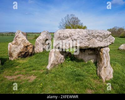 Luebbensteine, megalithic sites on the Annenberg, southern grave at ...