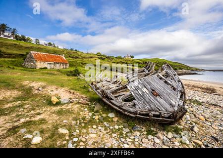 Talmine beach on Tongue Bay, Sutherland, North Scotland Stock Photo - Alamy