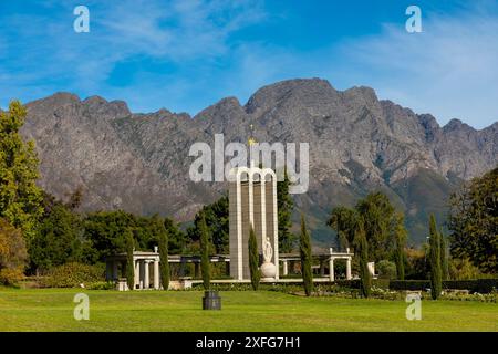 The Huguenot Monument Symbolizing the Holy Trinity, Franschhoek ...