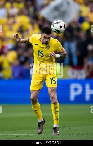 Andrei Burca during Euro 2024 qualification game Romania vs Kosovo ...