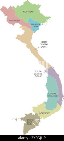 Hanoi map. Detailed map of Hanoi city administrative area. Cityscape ...