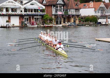 Princess Elizabeth at the 'Head of the River' race, Devon Stock Photo ...