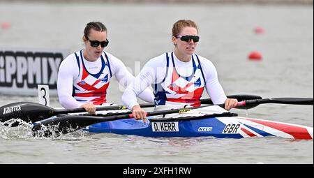 Szeged. Hungary. 08 May 2024. The ICF 2024 Canoe sprint World Cup and ...