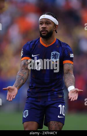 Memphis Depay of Netherlands during UEFA Euro 2024 - Holland vs Austria ...