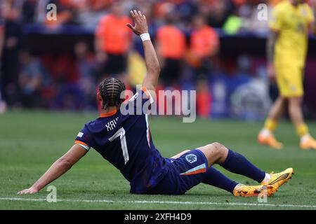 Xavi Simons of the Netherlands gestures during the FIFA World Cup 2026 ...