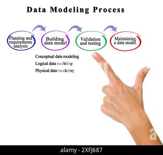 Components of Data Modeling Process Stock Photo - Alamy