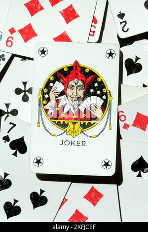 Playing Cards, Card Game, Joker Stock Photo - Alamy