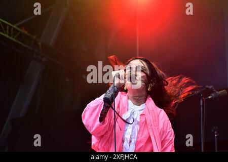 Brazilian rock band CSS at Bristol Sounds, Bristol, UK. June 30th 2024 ...