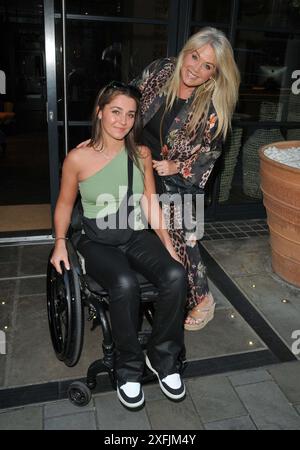 Lucy Alexander and her daughter Kitty at the "Fly Me To The Moon" UK ...