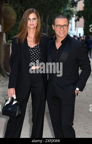 Stefano Accorsi mit Ehefrau Bianca Vitali bei der 64. Verleihung der ...